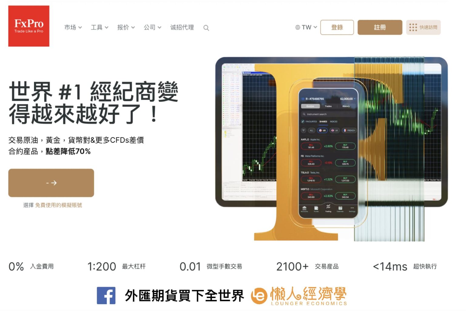 2026 FxPro 浦匯是詐騙嗎？安全性、開戶流程、出入金方式和整體評價 - 懶人經濟學